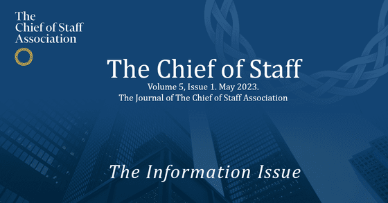 The Chief of Staff. The Information Issue